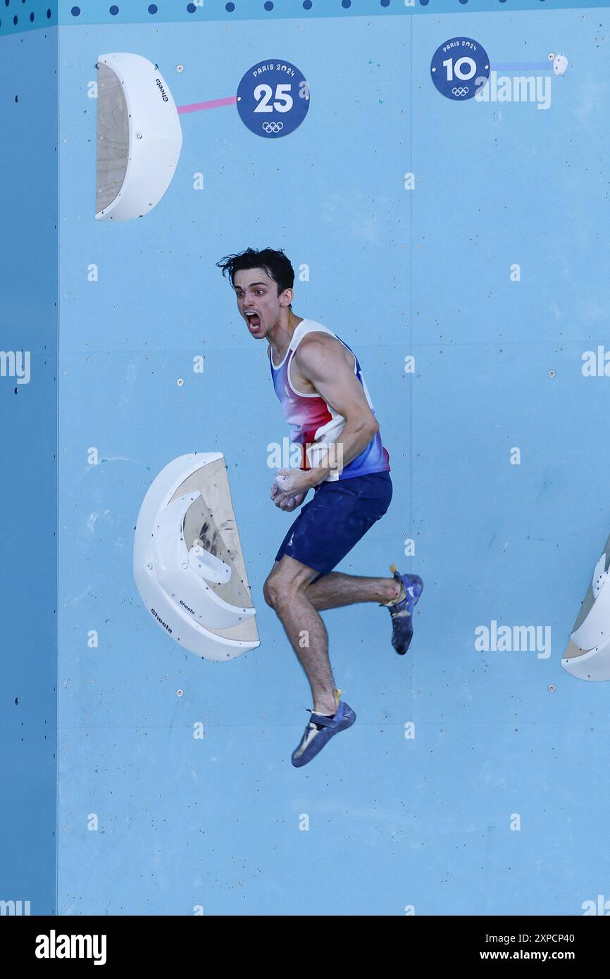 AVEZOU Sam of France Sport Climbing Men's Boulder & Lead, Semifinal ...