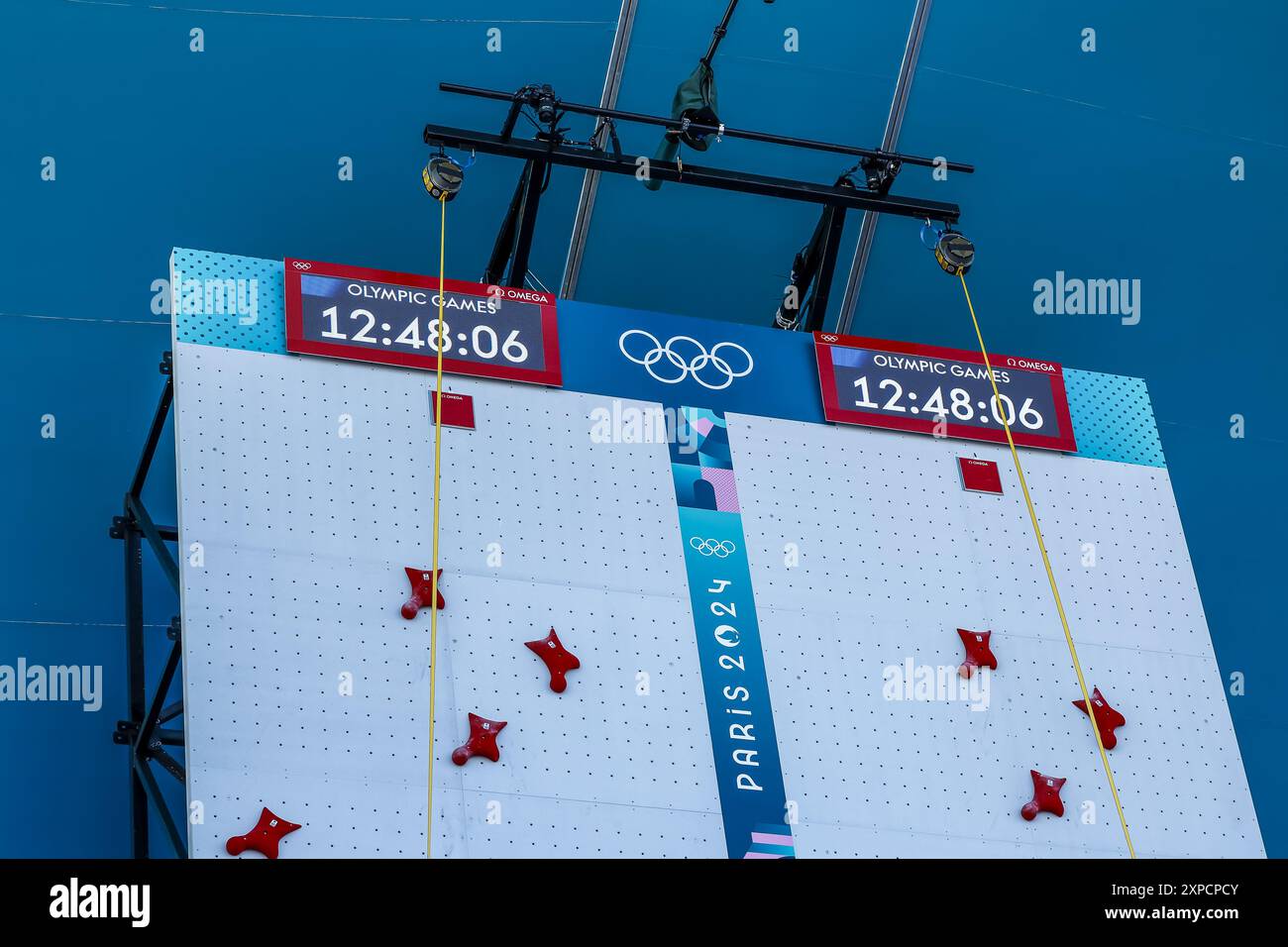 Sport Climbing Women's Speed, Qualification Seeding heats during the ...