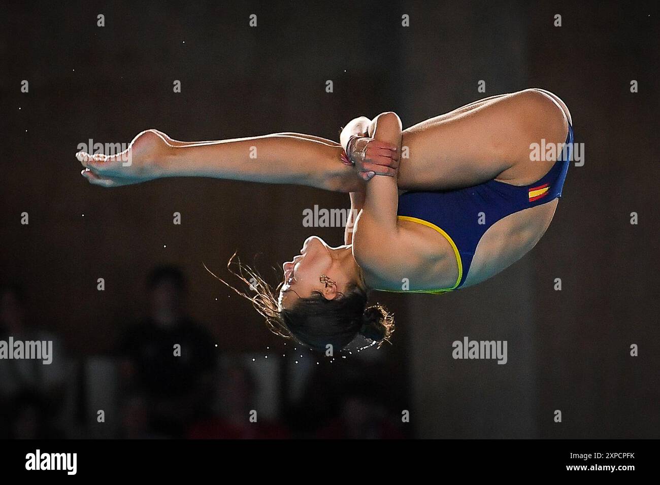 CARVAJAL Ana of Spain during the Diving, Women's 10m Platform Semifinal ...