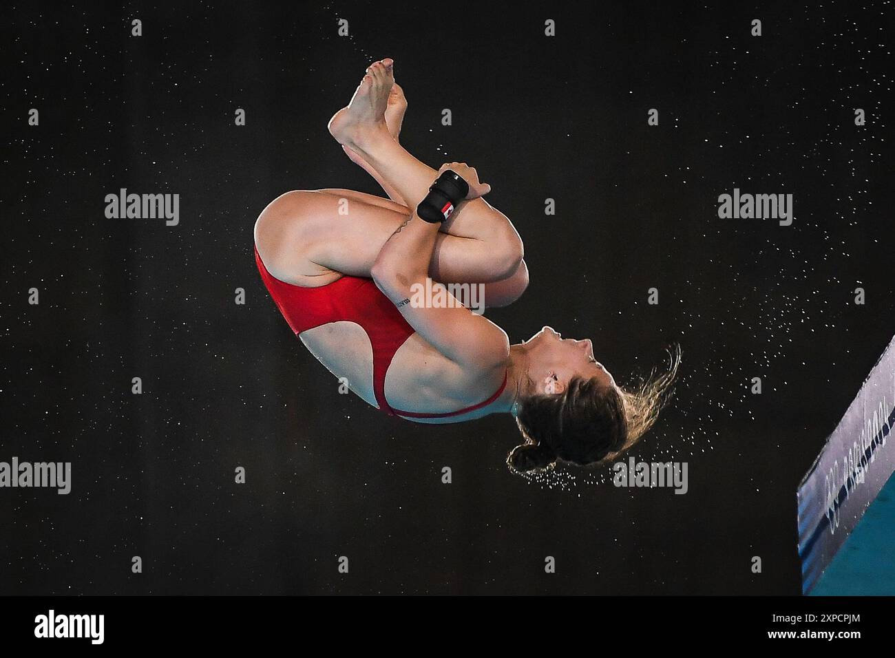 McKAY Caeli of Canada during the Diving, Women's 10m Platform Semifinal ...