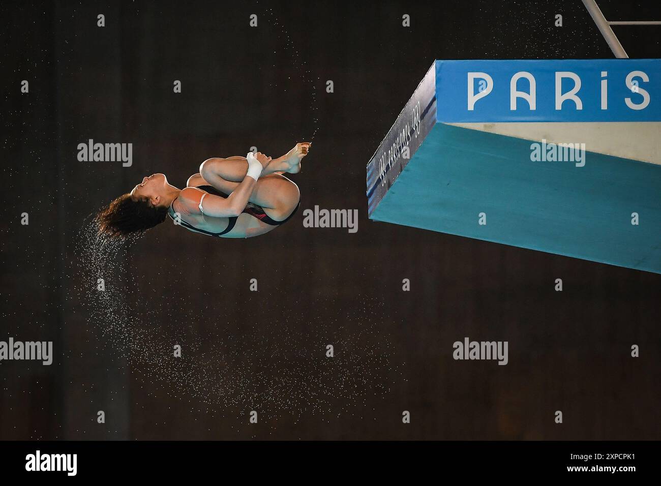 CHEN Yuxi of China during the Diving, Women's 10m Platform Semifinal, Olympic Games Paris 2024 ...