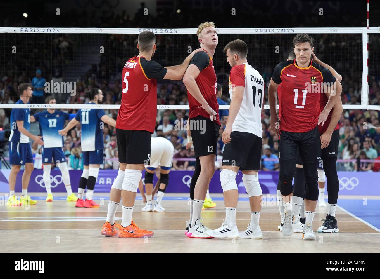 Paris, France. 05th Aug, 2024. Olympia, Paris 2024, Volleyball, Men ...