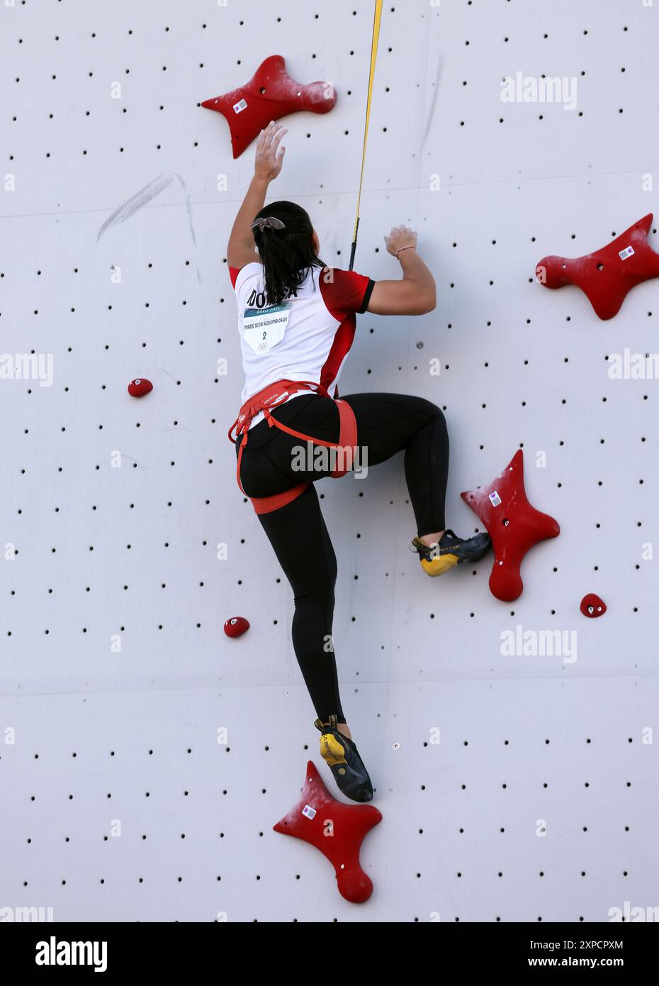 Paris, France. 5th Aug, 2024. Paris Olympics: Women's Speed Climbing ...