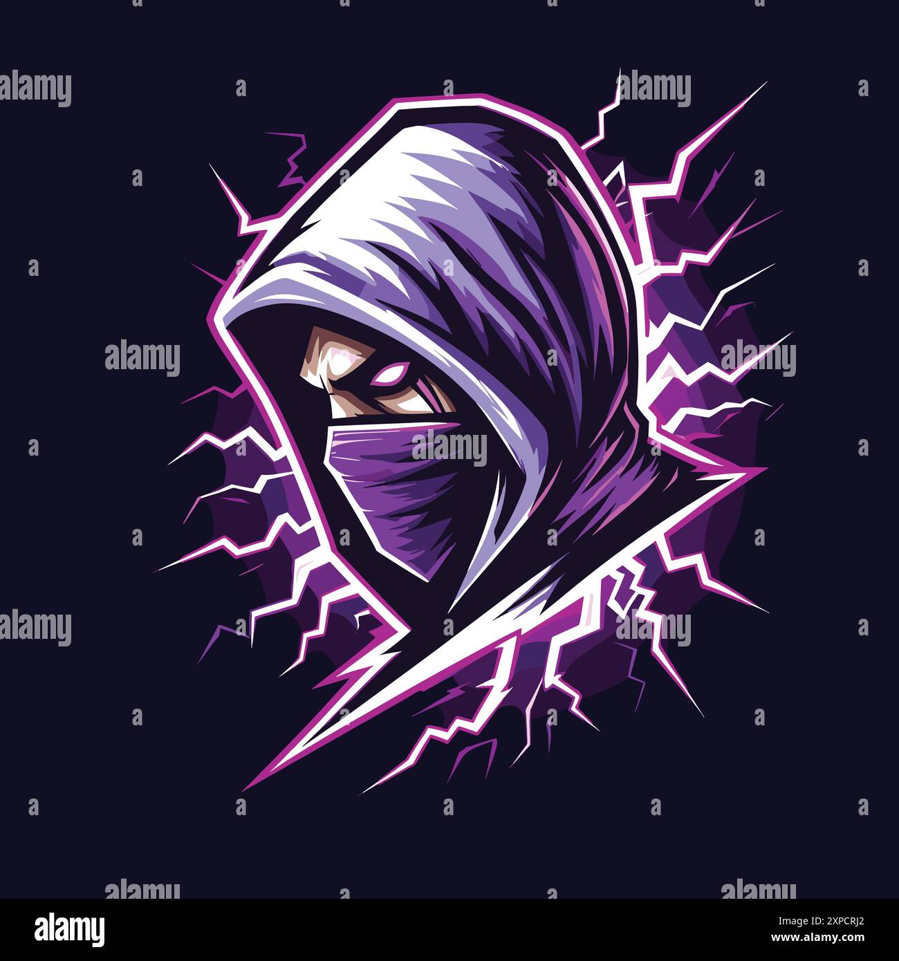 Gaming and Graphic Design Character Logo Stock Vector Image & Art - Alamy