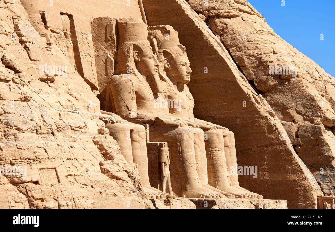 Great Temple of Ramesses II in Abu Simbel, Egypt Stock Photo - Alamy