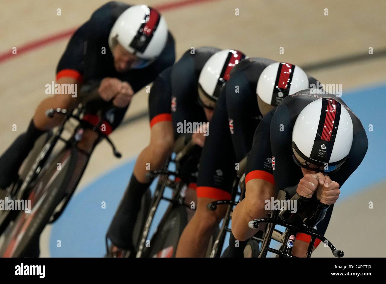 Ethan Hayter of Team Britain, Oliver Wood of Team Britain, Daniel ...