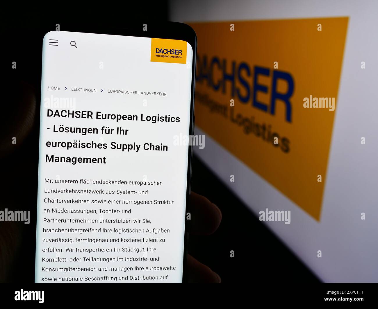 Dachser logo hi-res stock photography and images - Alamy