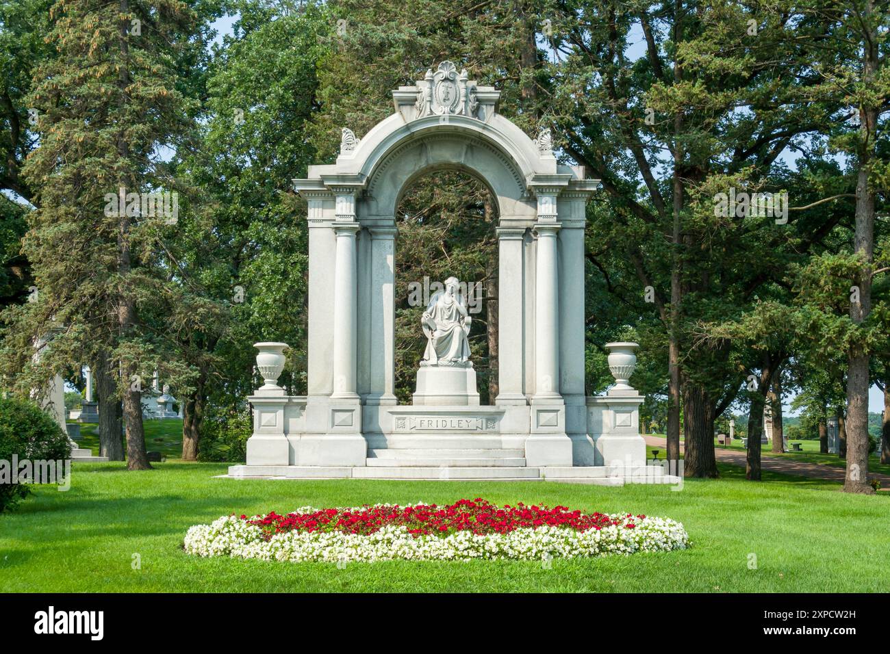 MINNEAPOLIS, MN, USA - AUGUST 3, 2024: Abram Fridley Monument at ...