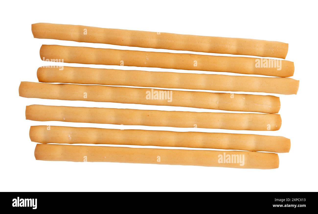 italian stick bread grissini, traditional bread sticks isolated on ...