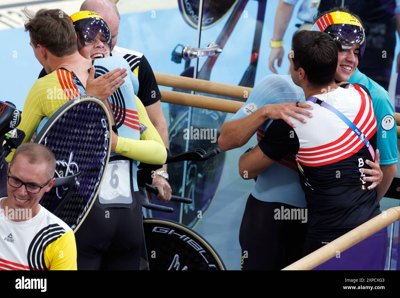 Belgian Lindsay De Vylder, Belgian cyclist Fabio Van den Bossche ...