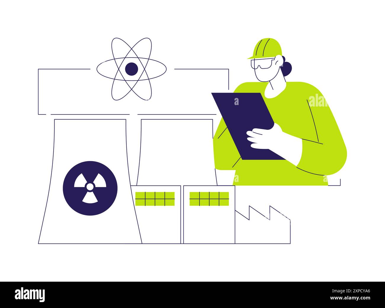 Nuclear fusion abstract concept vector illustration Stock Vector Image ...