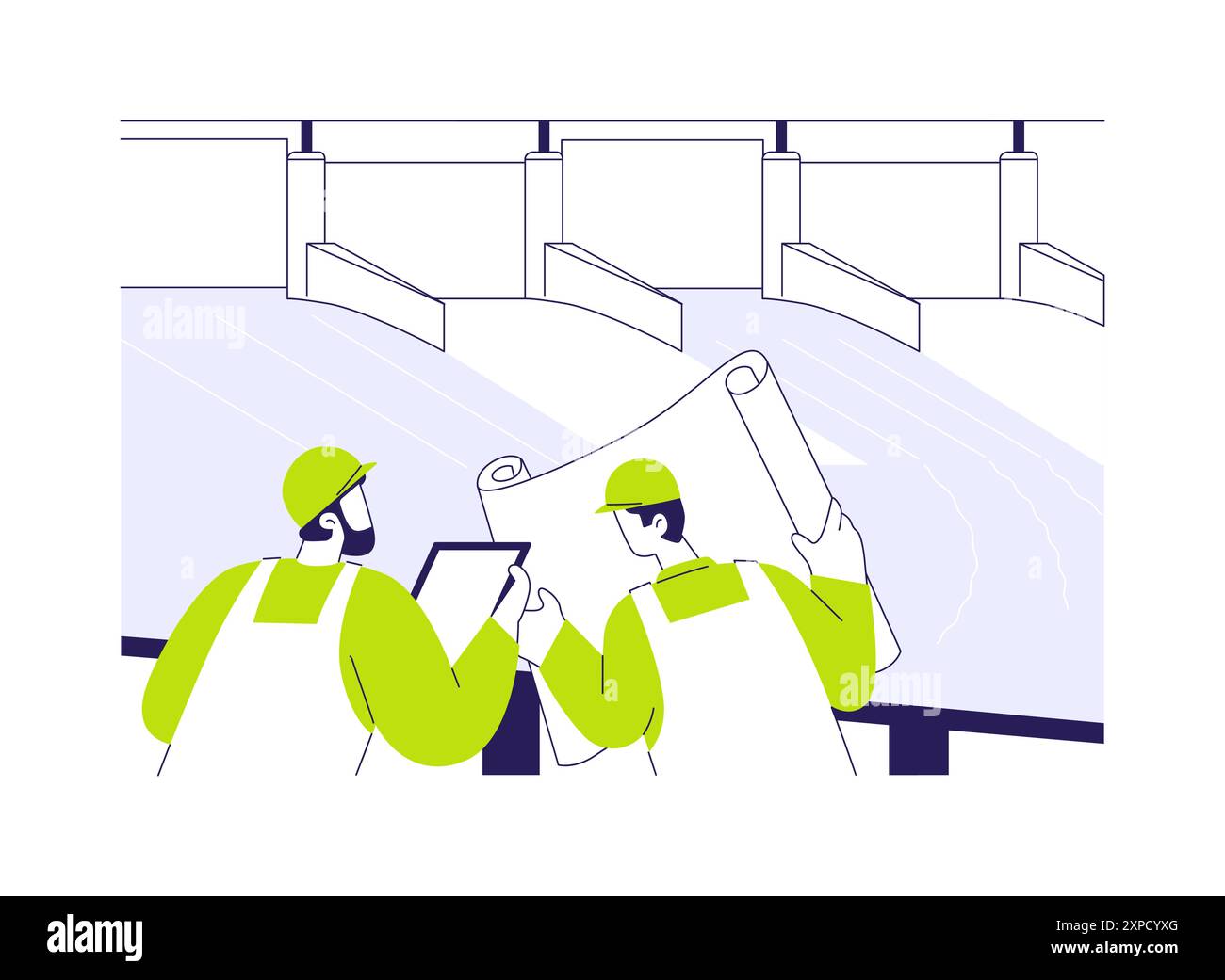 Hydroelectric power abstract concept vector illustration Stock Vector ...