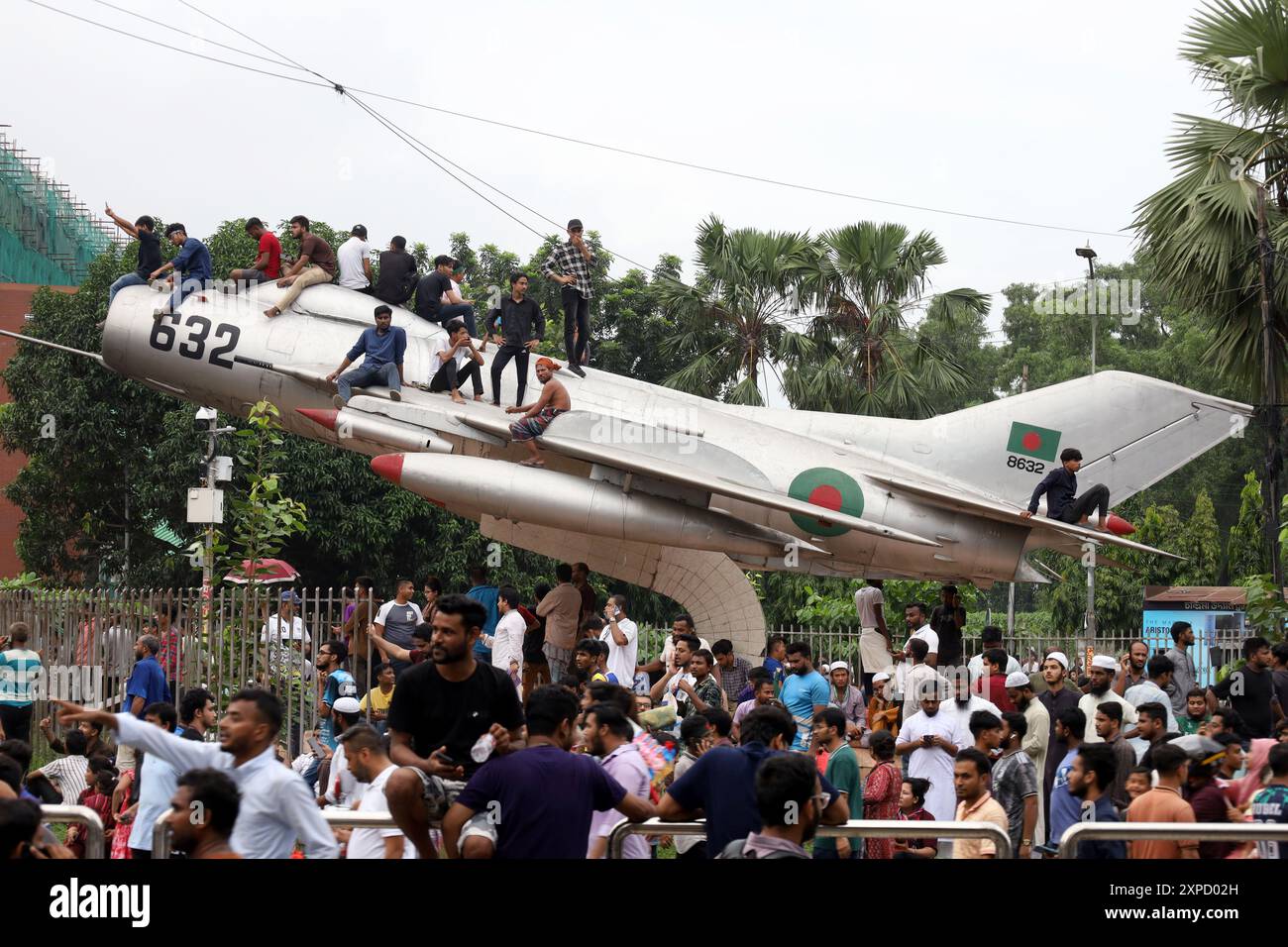 August 5, 2024, Dhaka, Bangladesh: As a result of the huge mass ...
