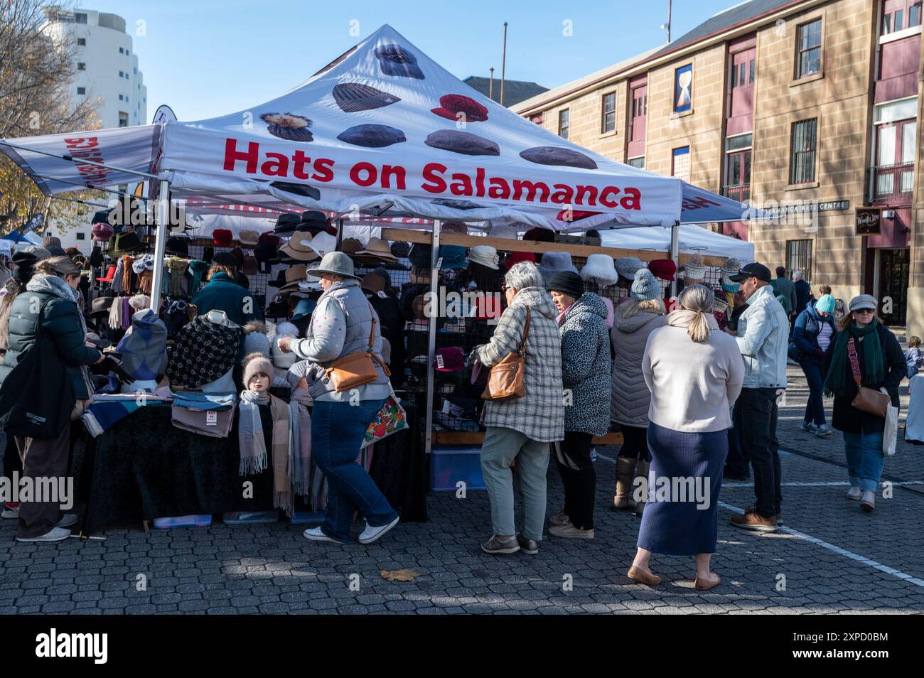 Tasmanian hat stall hi-res stock photography and images - Alamy