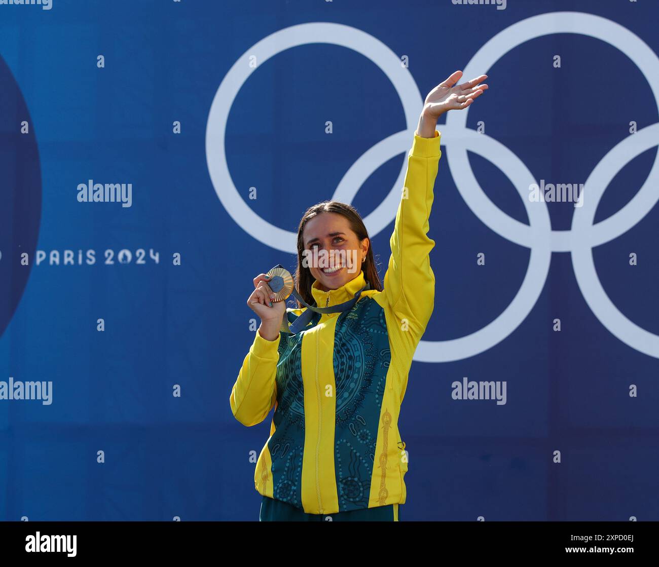PARIS, FRANCE. 5th Aug, 2024. Gold medalist Noemie Fox of Team ...