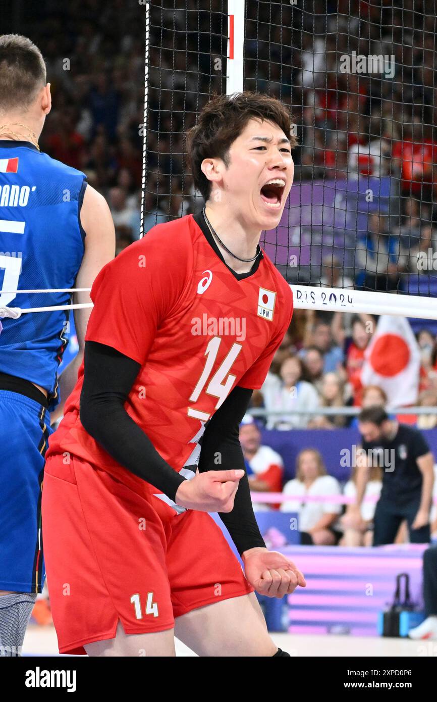 14 ISHIKAWA Yuki (JPN), Italy (ITA) vs Japan (JPN), Volleyball Men's ...