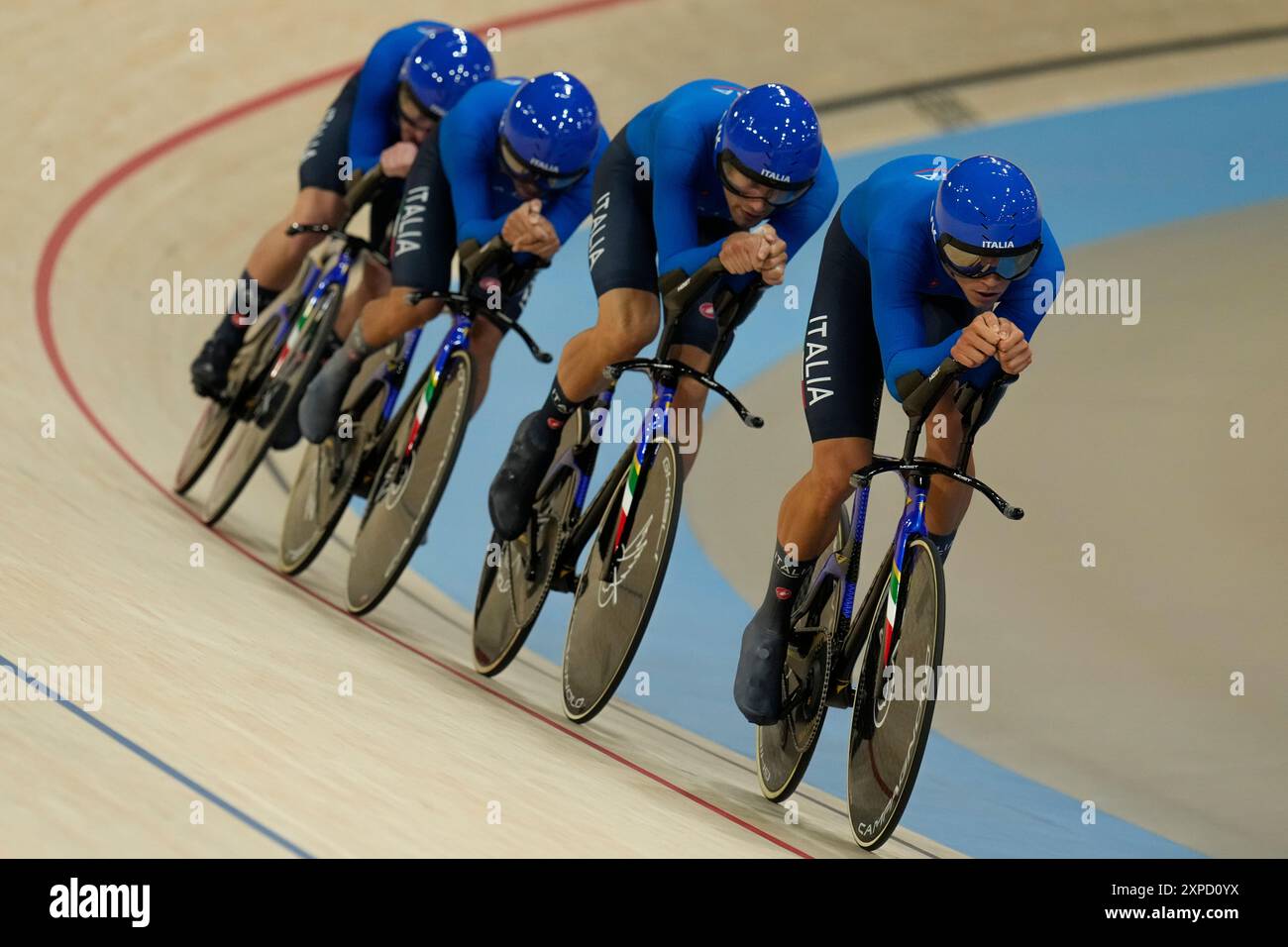 Simone Consonni of Team Italy, Filippo Ganna of Team Italy, Francesco ...