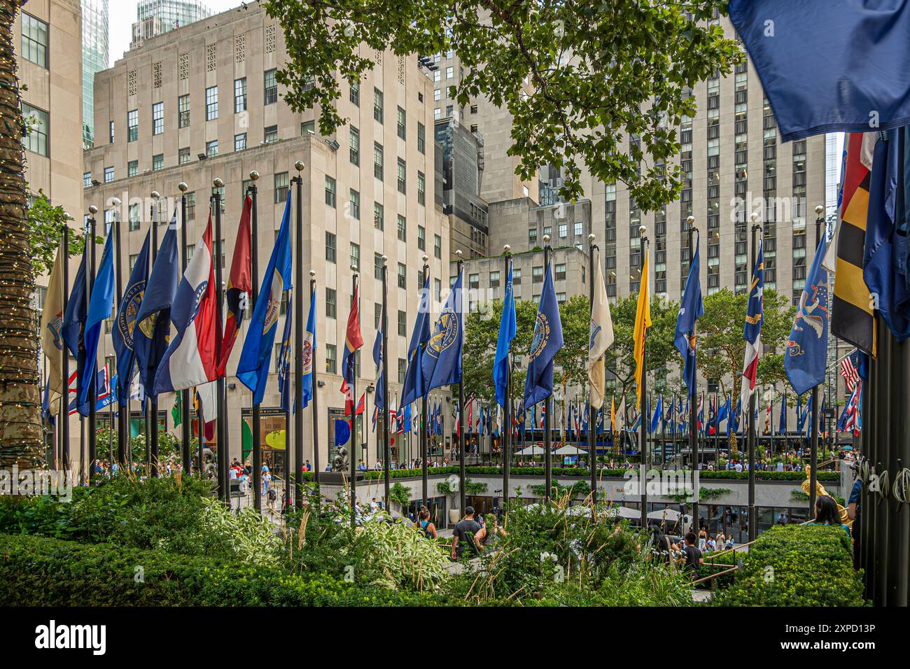 New York, NY, USA - August 3, 2023: Underground concourse of ...