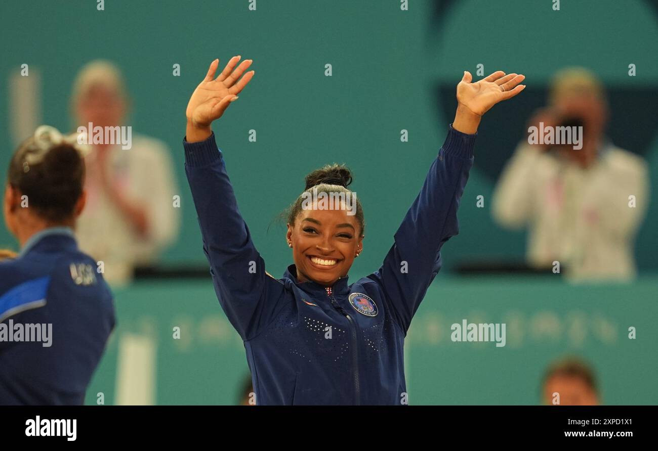 Paris, France. 5 August, 2024. Simone Biles (United States of America ...