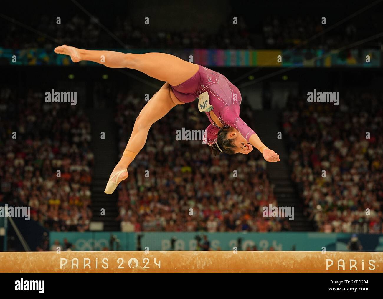 Paris, France. 5th Aug, 2024. Julia Soares (Brazil) competes during the ...
