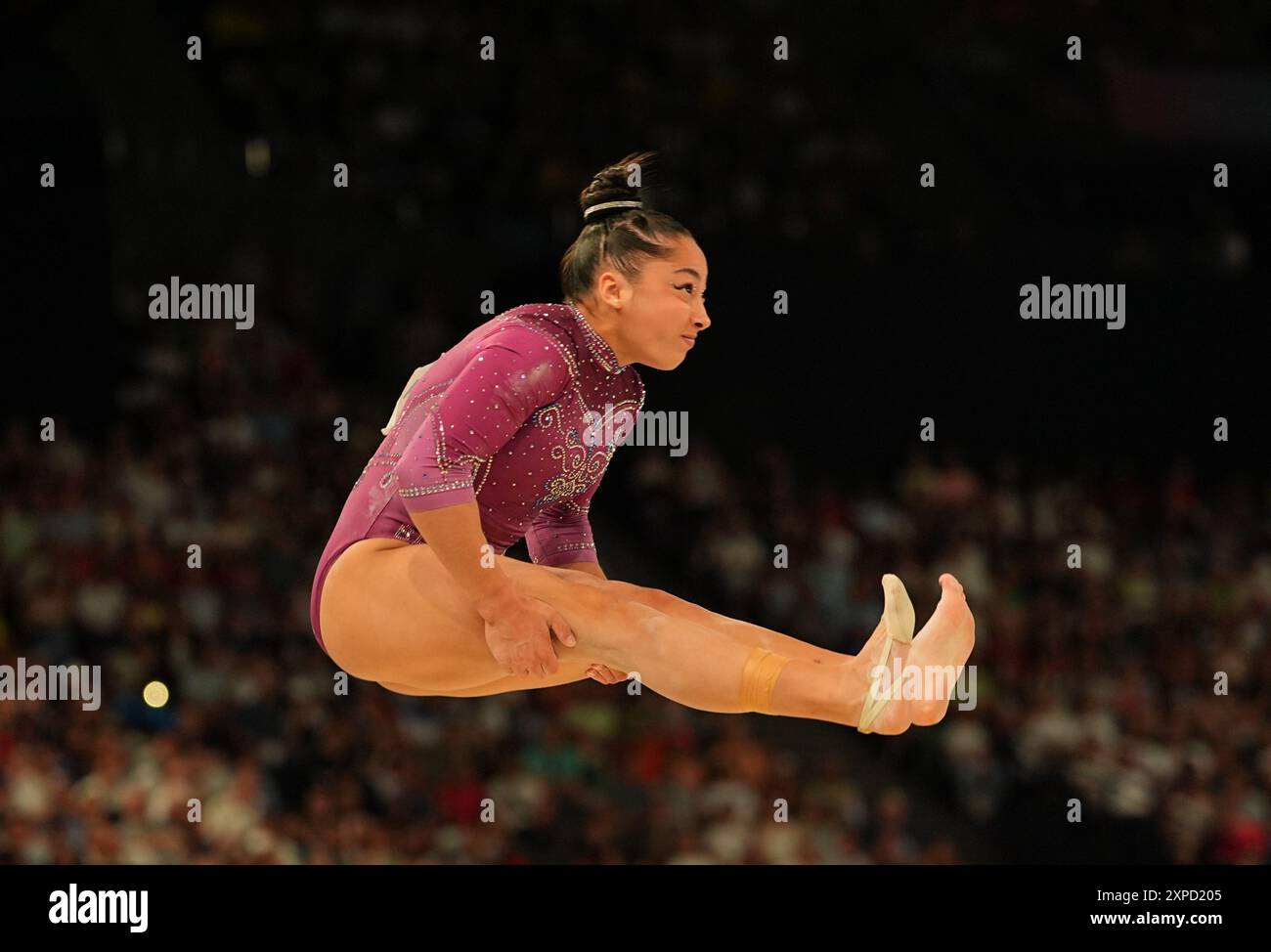 Paris, France. 5th Aug, 2024. Julia Soares (Brazil) competes during the ...
