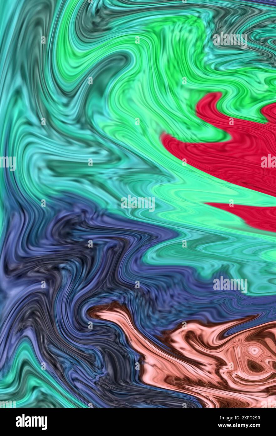 Illustration of Incredible multi-color flowing oil paints texture Stock ...