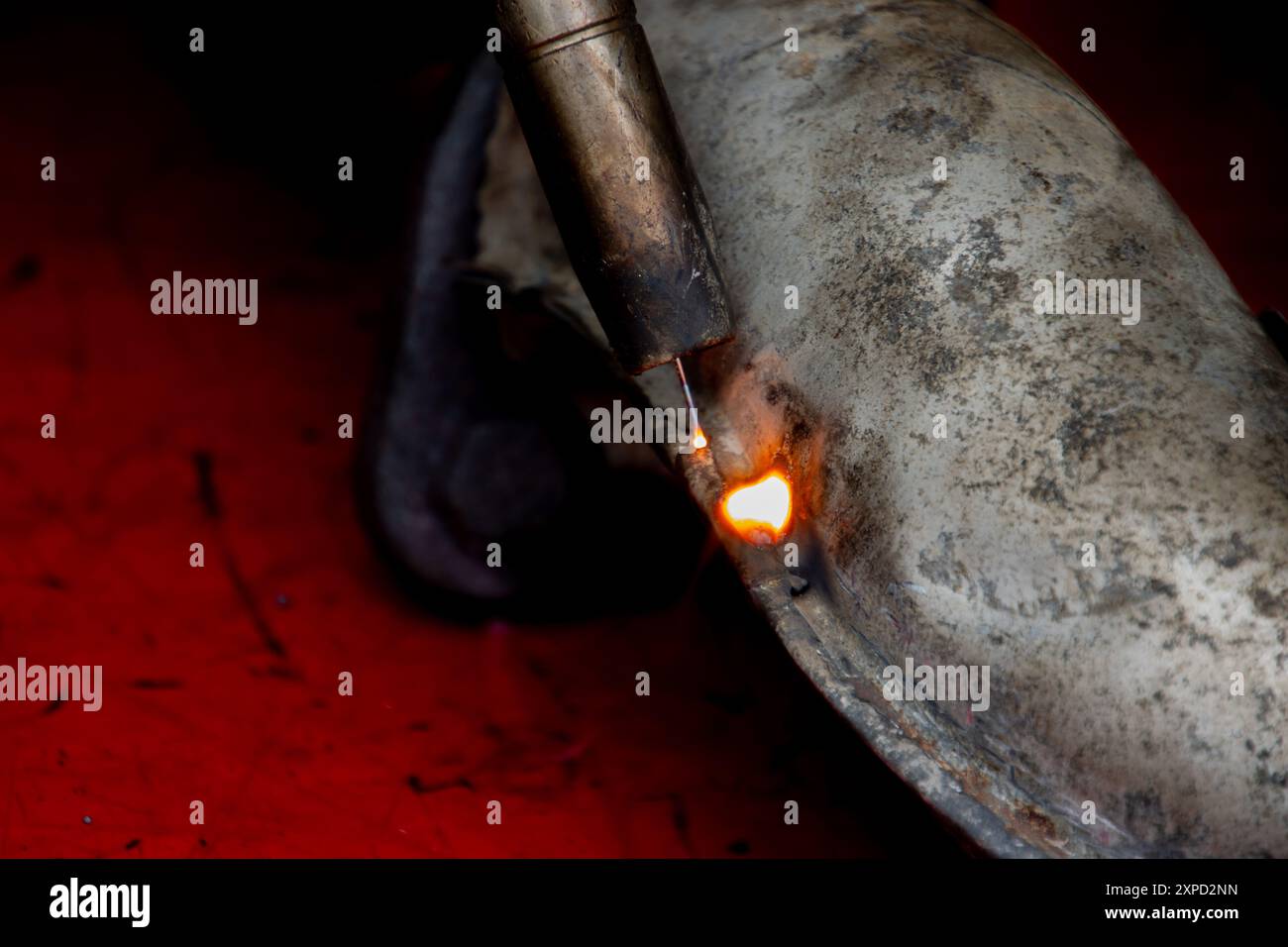 Close up of electric welding Stock Photo - Alamy