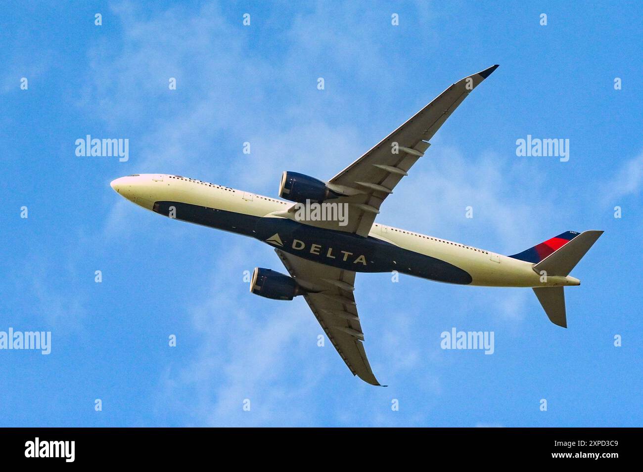 London, England, UK - 28 April 2024: Airbus A330 (registration N423DX ...