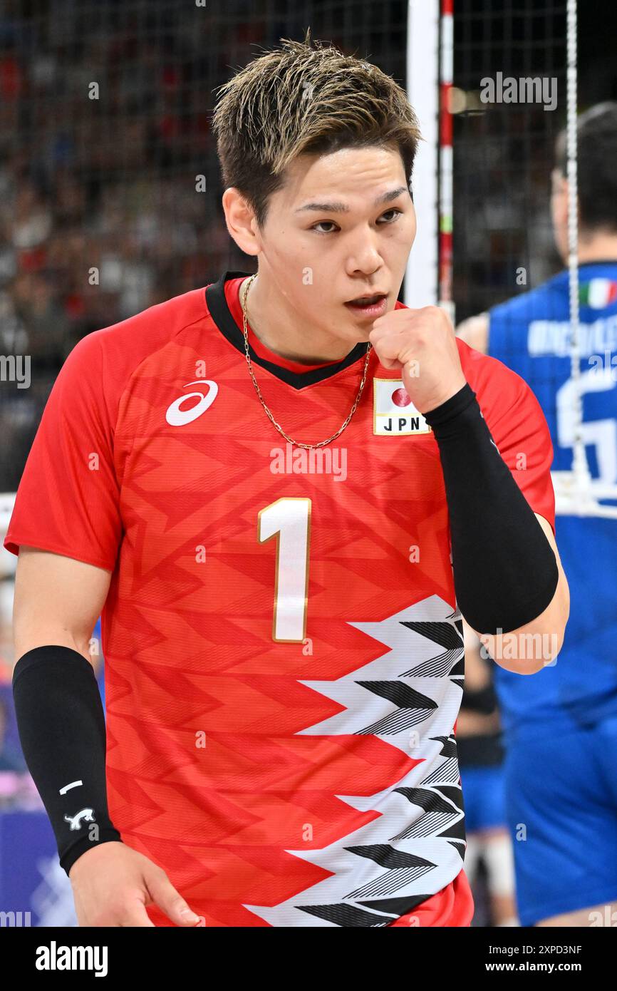 1 NISHIDA Yuji (JPN), Italy (ITA) vs Japan (JPN), Volleyball Men's ...