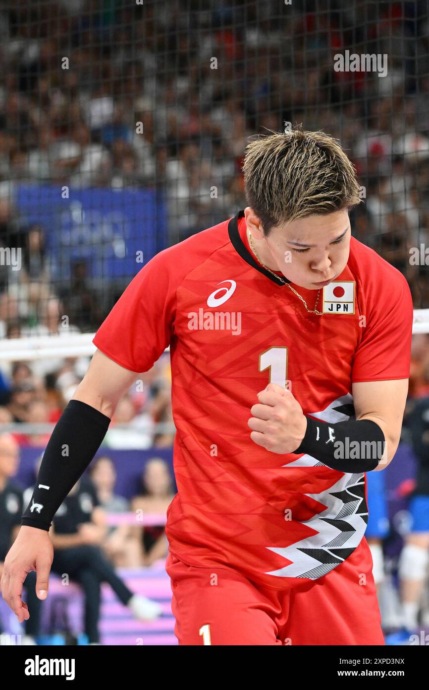1 NISHIDA Yuji (JPN), Italy (ITA) vs Japan (JPN), Volleyball Men's ...