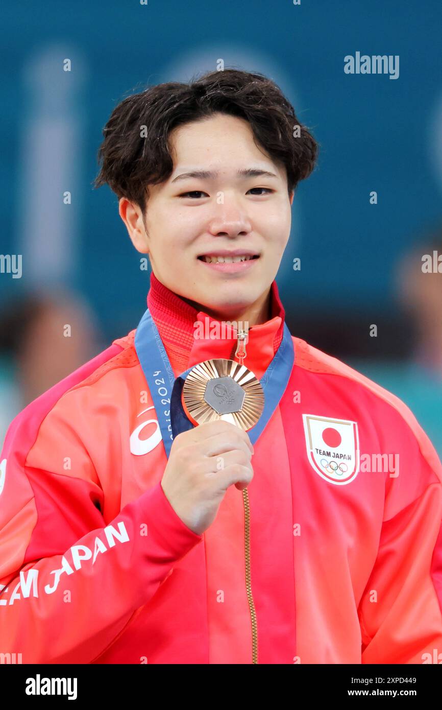 Paris, France. 5th Aug, 2024. Shinnosuke Oka (JPN) Gymnastics ...