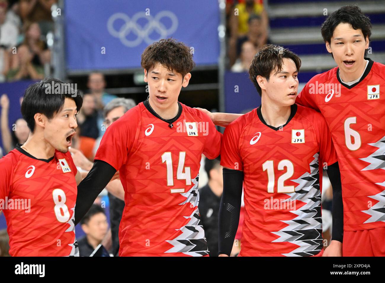 JAPAN (JPN) Team Group, Italy (ITA) vs Japan (JPN), Volleyball Men's ...