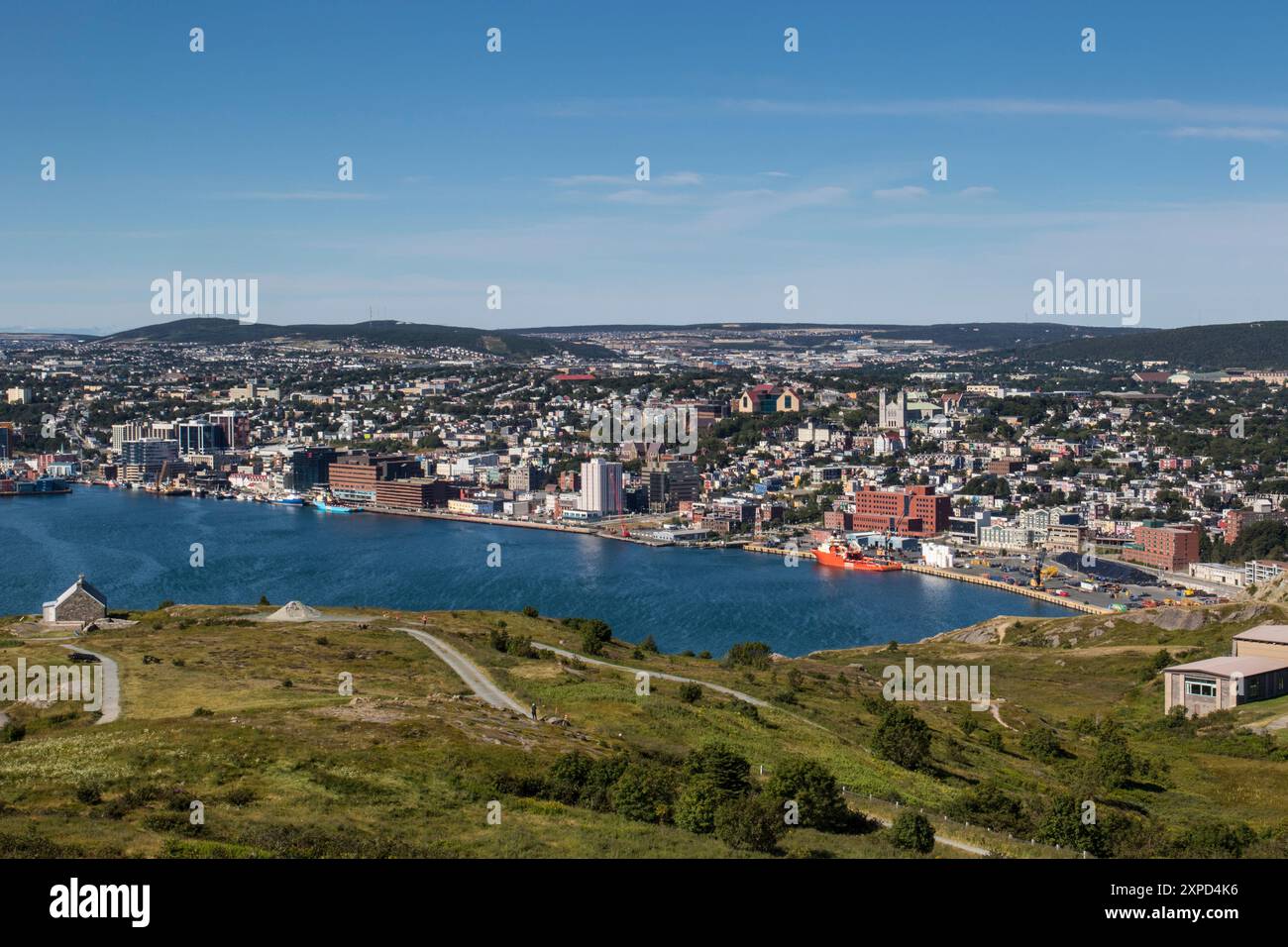 Downtown St. John's skyline, Newfoundland, Canada Stock Photo - Alamy