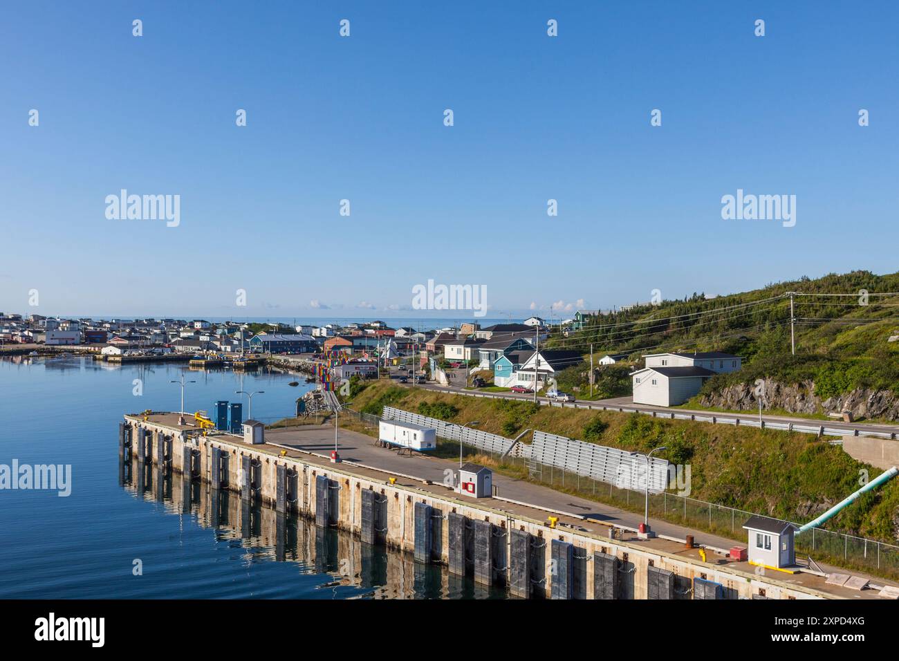 town of Port aux basques, Newfoundland, west coast of Newfoundland ...