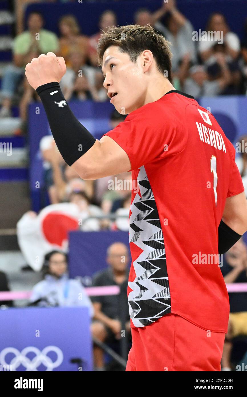 1 NISHIDA Yuji (JPN), Italy (ITA) vs Japan (JPN), Volleyball Men's ...