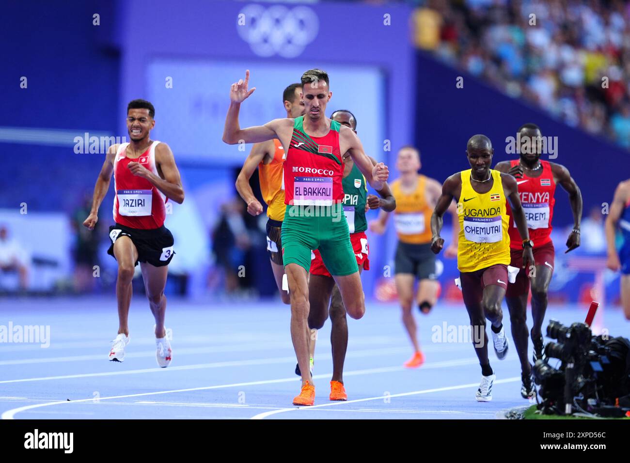 Morocco's Soufiane El Bakkali during the Men's 3000m Steeplechase at ...