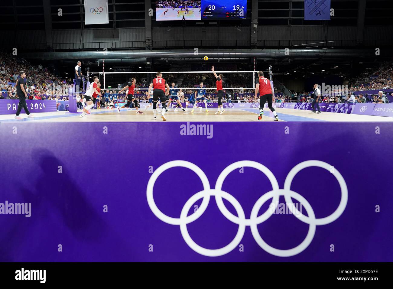 Paris, France. 05th Aug, 2024. Olympia, Paris 2024, Volleyball, Men ...