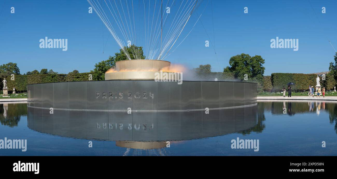 Paris, France - 08 05 2024: Olympic Games Paris 2024. View of the ...