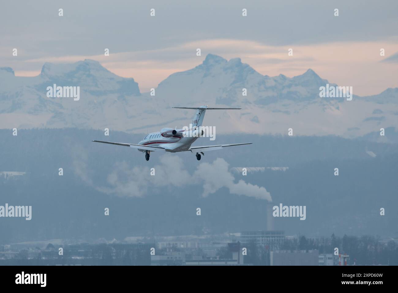 Zurich, Switzerland, January 14, 2024 D-IFIS Aeroways Cessna 525A ...