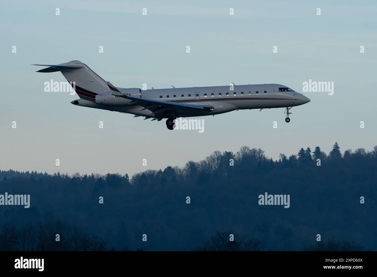 Zurich, Switzerland, January 14, 2024 N-147QS Net Jets Bombardier ...