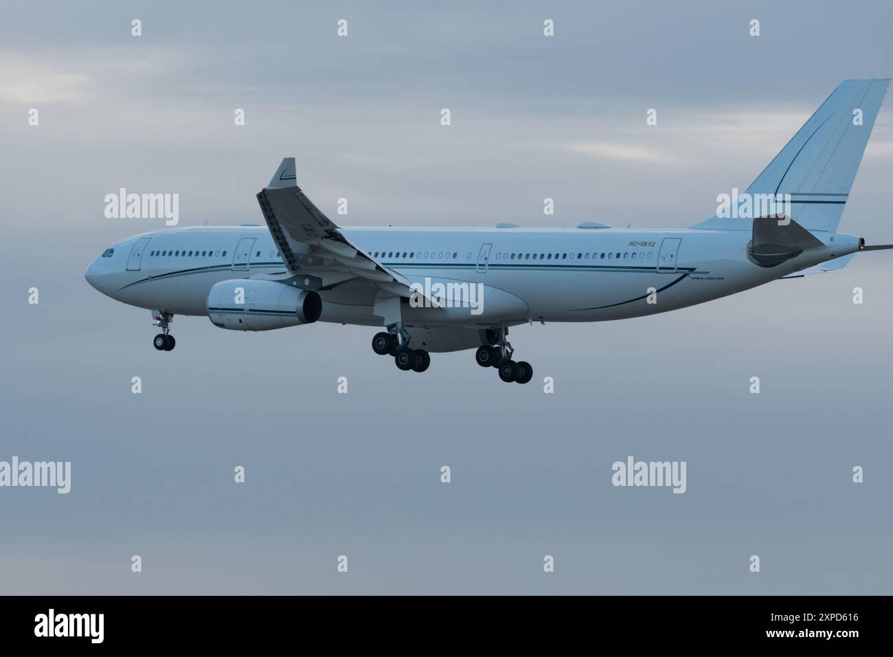 Zurich, Switzerland, January 14, 2024 HZ-SKY2 Sky Prime Aviation Airbus ...