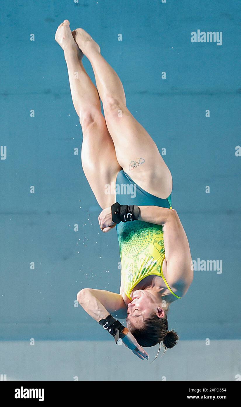 Saint Denis. 5th Aug, 2024. Melissa Wu of Australia competes during the ...