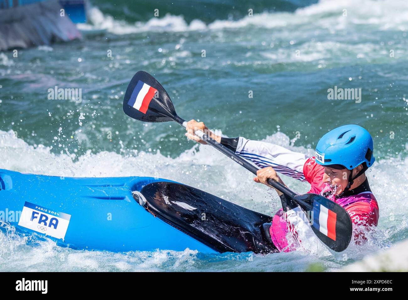 Titouan Castryck (FRA), Canoe Slalom, Men's Kayak Cross Quarterfinal ...