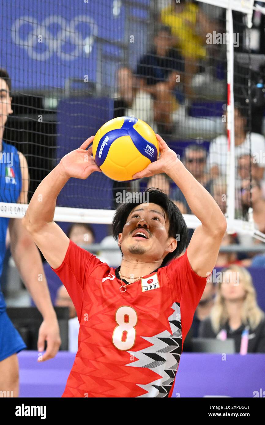 8 SEKITA Masahir (JPN), Italy (ITA) vs Japan (JPN), Volleyball Men's ...