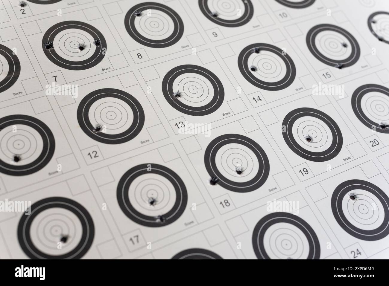 Paper Target for Shooting Stock Photo - Alamy