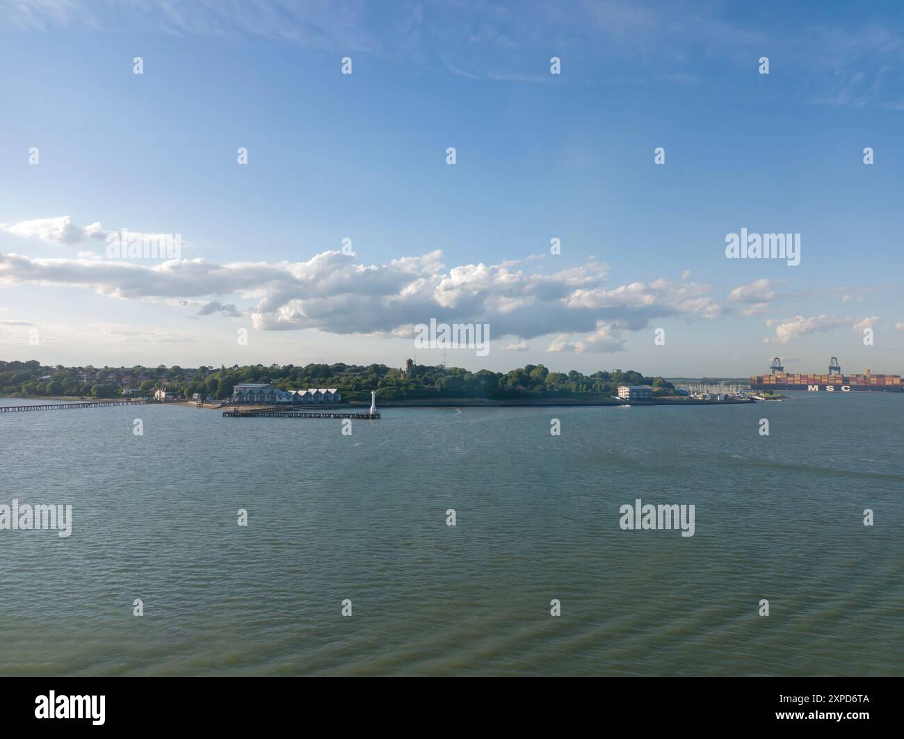 A panoramic view of Shotley Gate, Suffolk, UK Stock Photo - Alamy