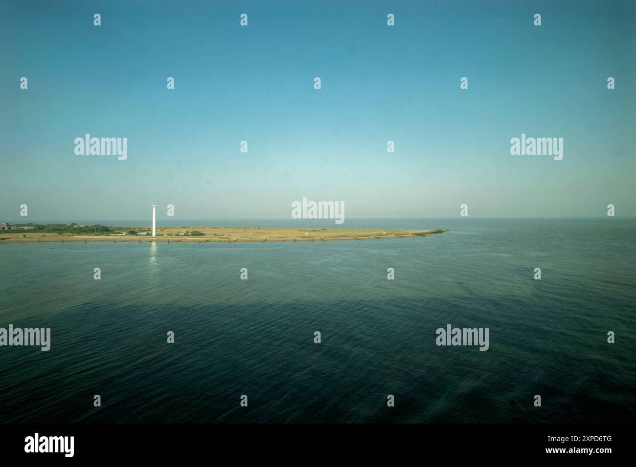 Landguard Point at the southern end of Felixstowe, Suffolk, UK Stock ...