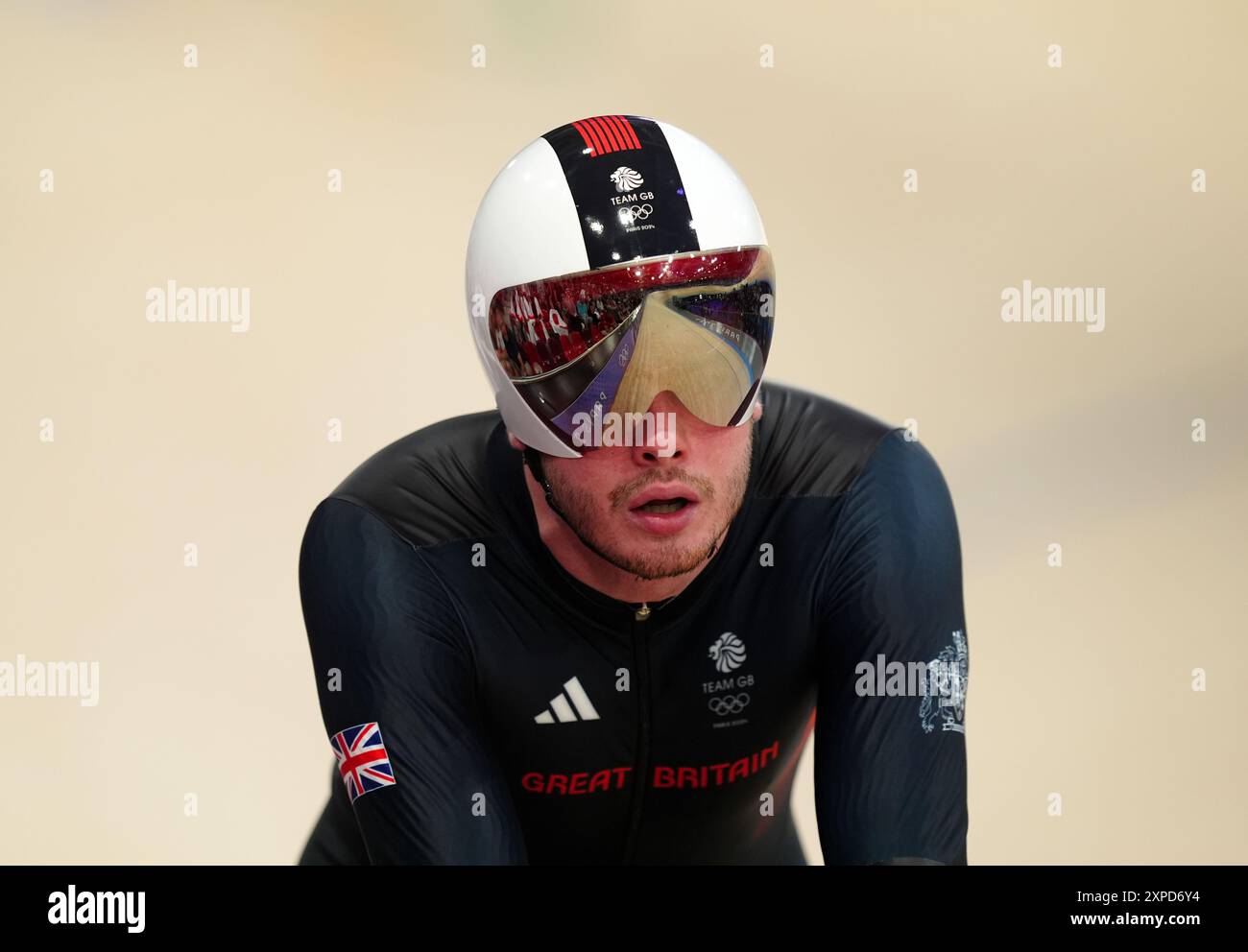 Great Britain's Ed Lowe after the Men's Team Sprint qualifying during ...