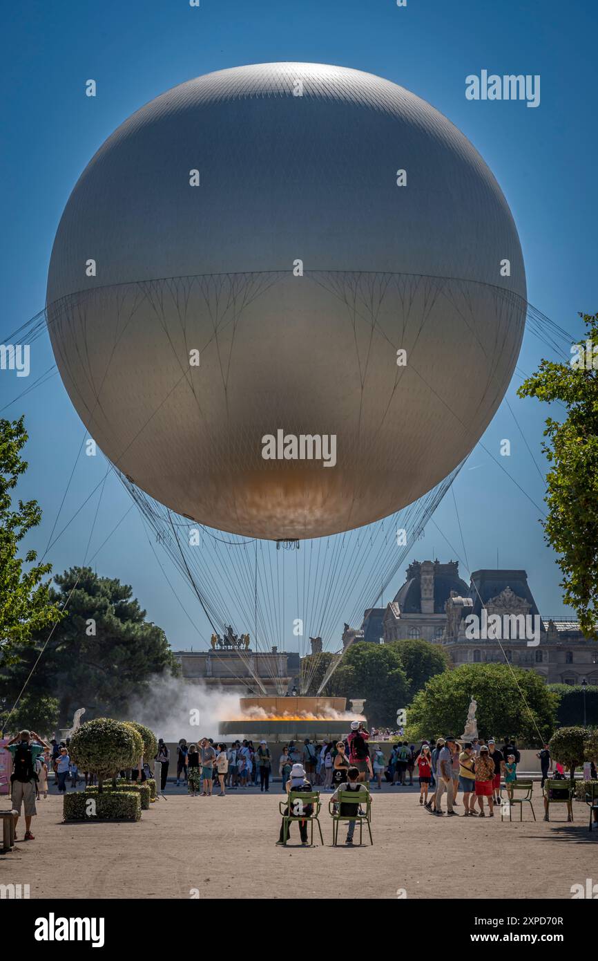 Paris, France - 08 05 2024: Olympic Games Paris 2024. View of the ...