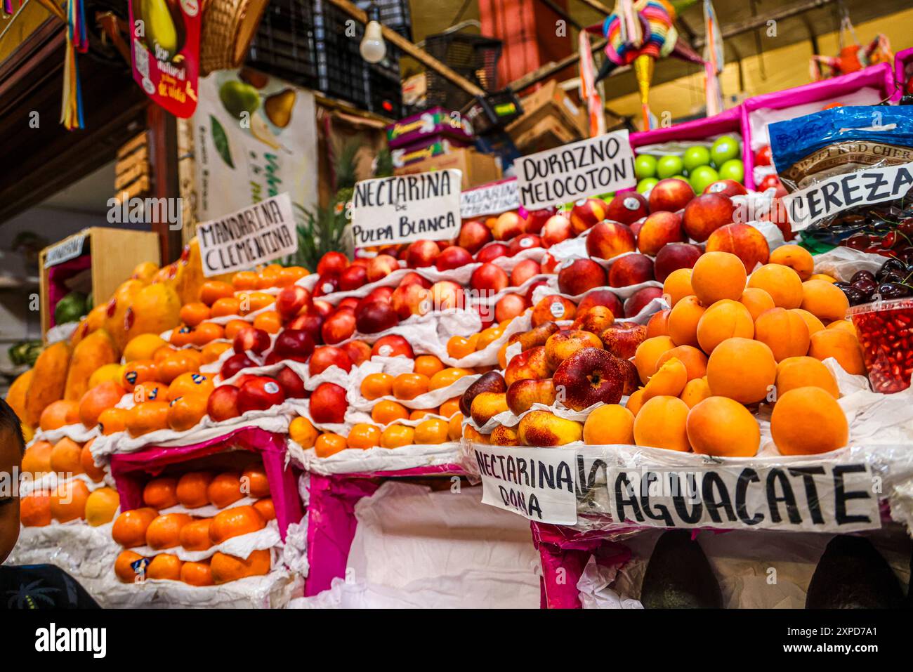 Tangerine, nectarine, peach, Fruits and Vegetables Market 89 Coyoacán ...
